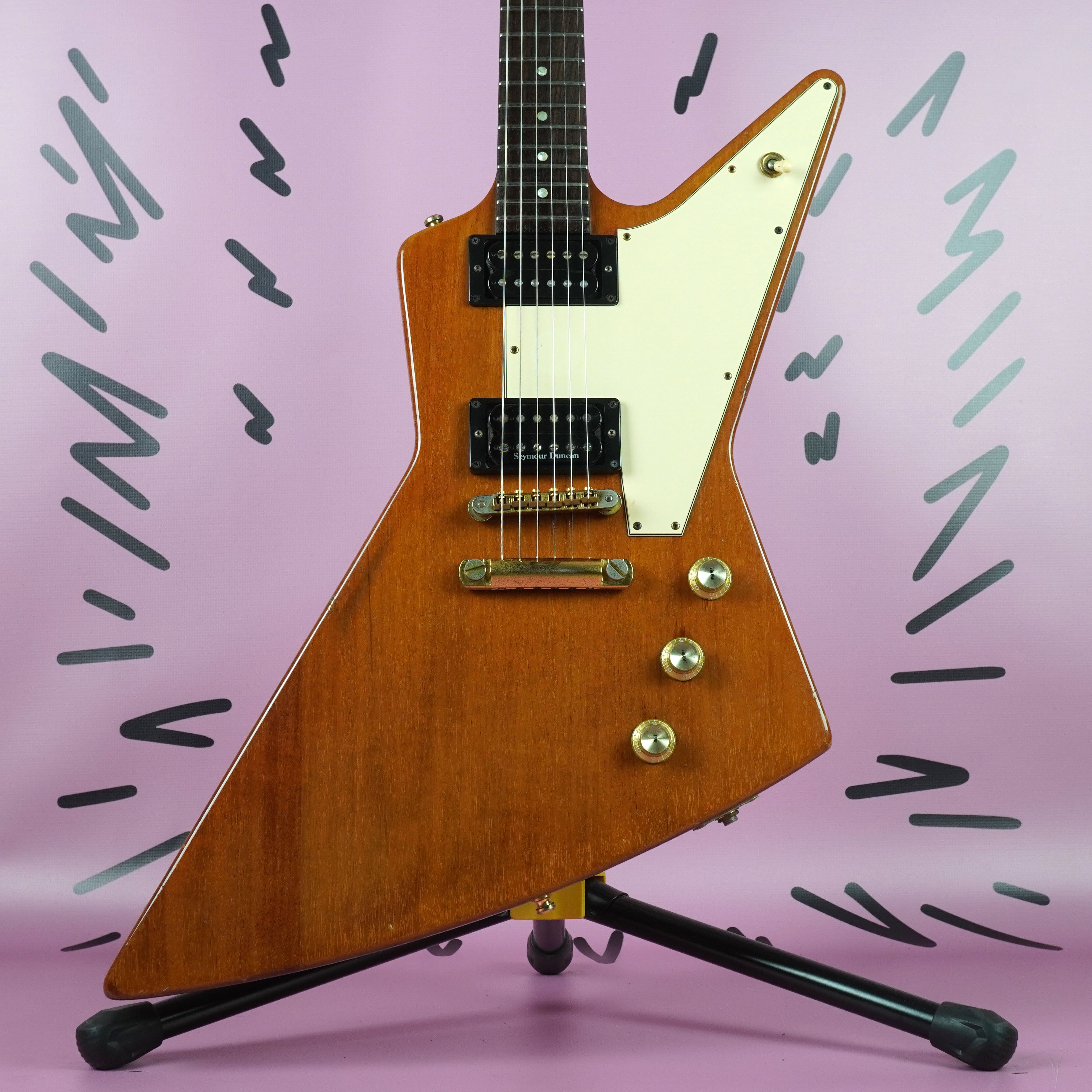 Gibson Explorer '76 2001 Natural USA – Guitarzilla