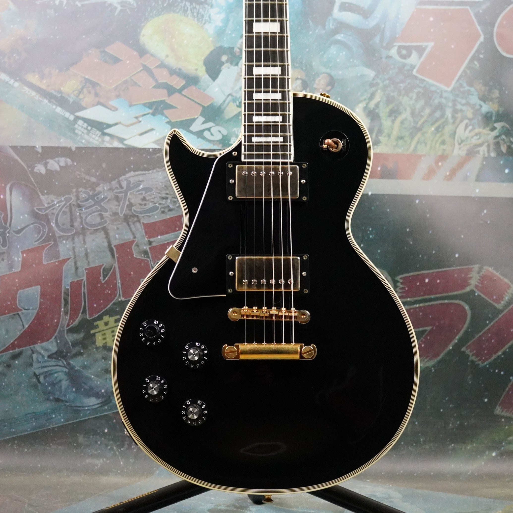 Edwards E-LP 130CD Left Handed 2011 Ebony MIJ ESP Japan – Guitarzilla